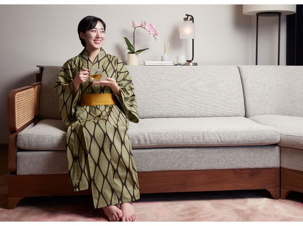 Shop M.O. | Signature Green Amime Yukata
